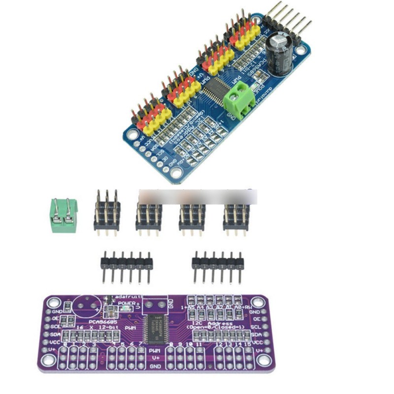 Pca9685 16 Csatorna 12 Bites Pwm Szervomotor Driver I2c Modul Arduino Robot