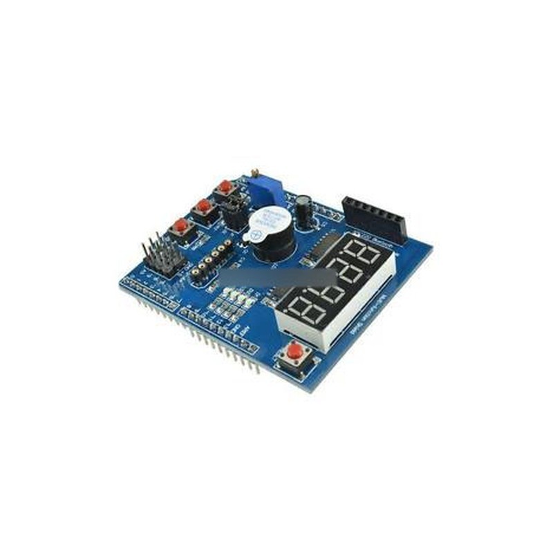 Többfunkciós árnyékoló LM35 4LED hangjelzővel Arduino UNO R3-hoz ...