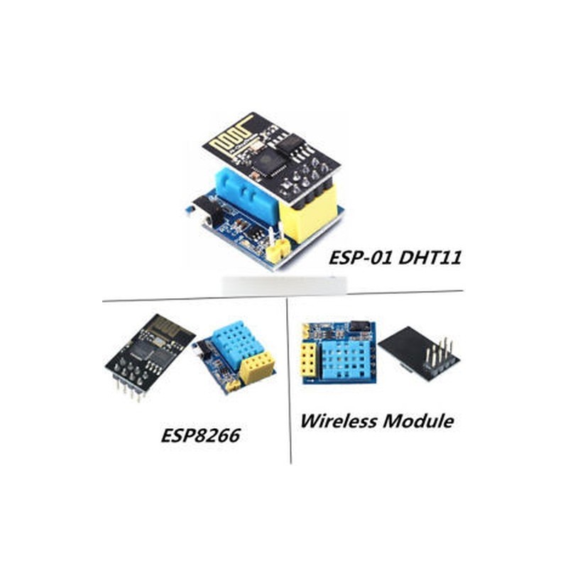 ESP8266 DHT11 hőmérséklet és páratartalom WiFi modul vezeték nélküli modul ESP-01 / 01S