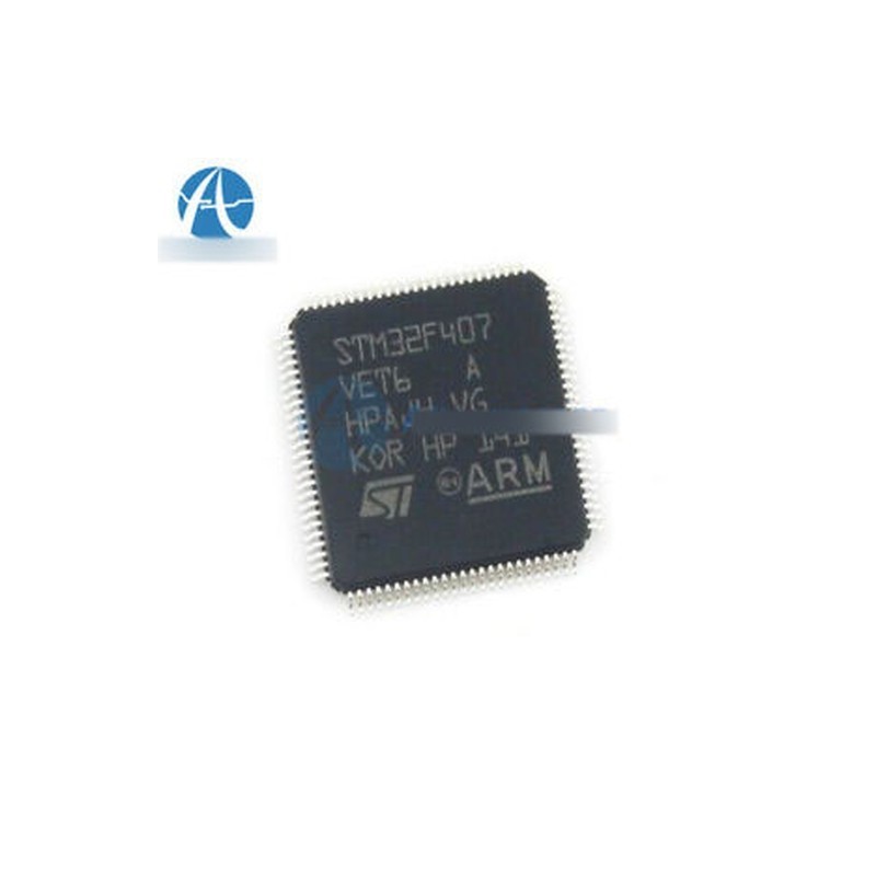 STM32F407VET6 STM32 mikrokontroller MCU Manu: STM kapszulázás: LQFP100