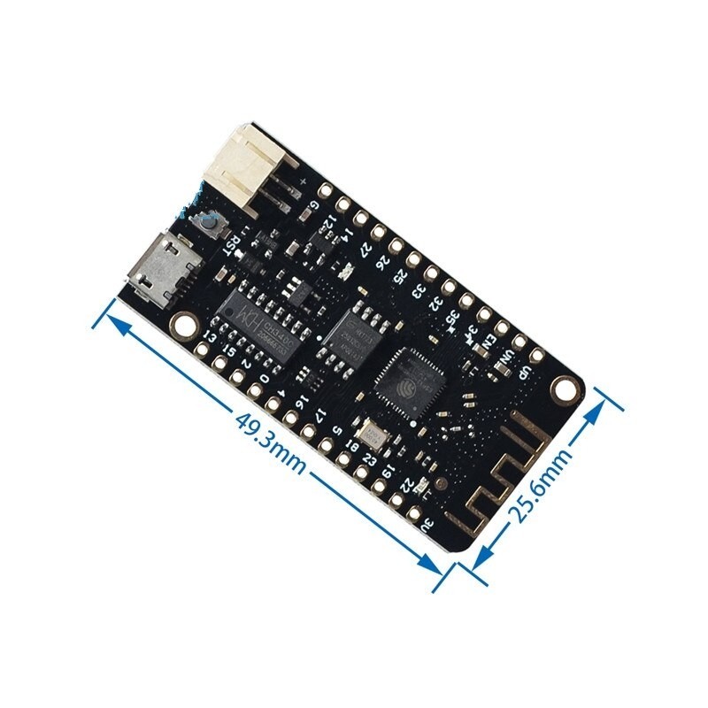 WEMOS Lite V1.0.0 Wifi Bluetooth fejlesztőtábla antenna ESP32 ESP-32 REV1 CH340G MicroPython 4 ...